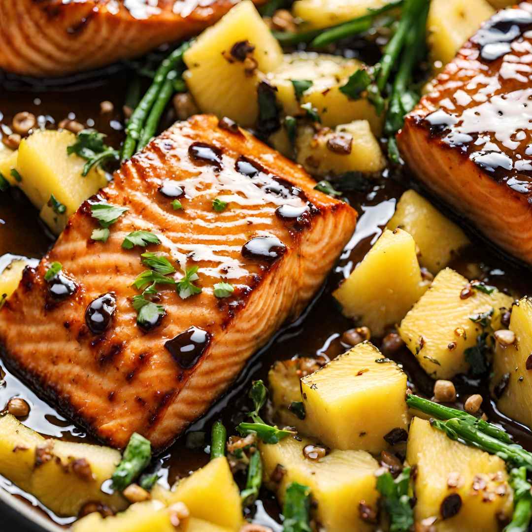 Pineapple Teriyaki Salmon - The Local Barrel