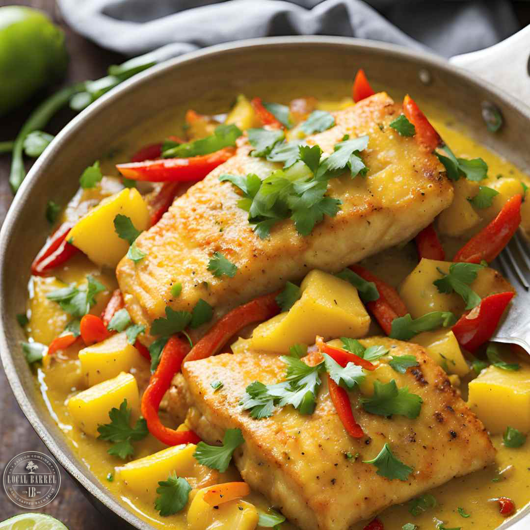 Easy Coconut Curry Fish with Pineapple Recipe - The Local Barrel