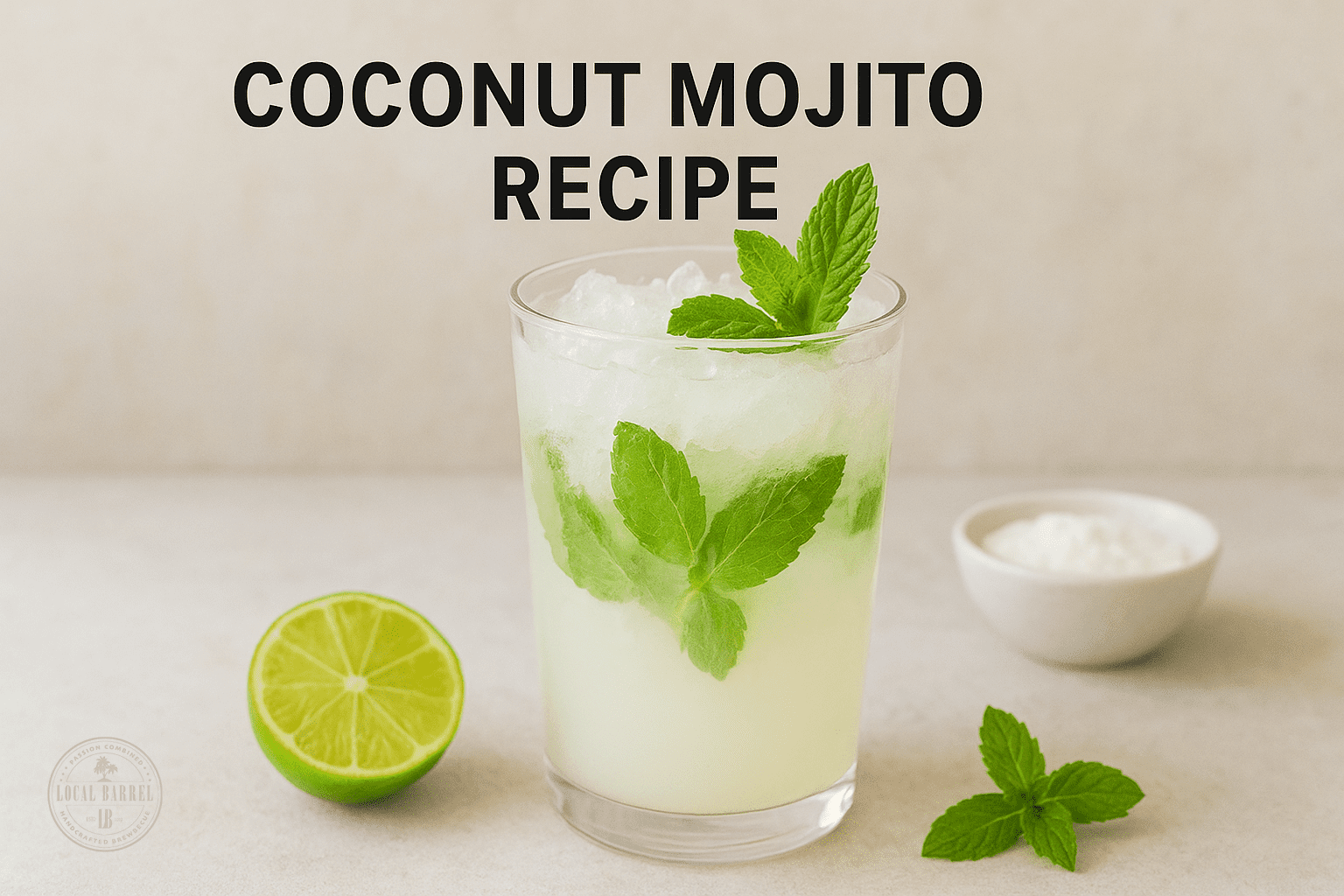 How to Make a Coconut Mojito Recipe | Easy Tropical Cocktail